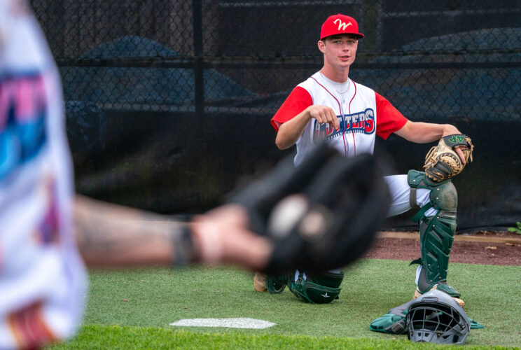 Hughesville graduate and Crosscutters’ bullpen catcher Tyler Wetzel is ...